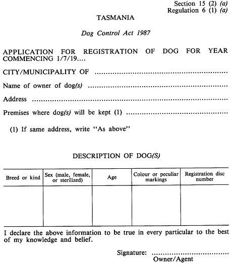 View - Tasmanian Legislation Online