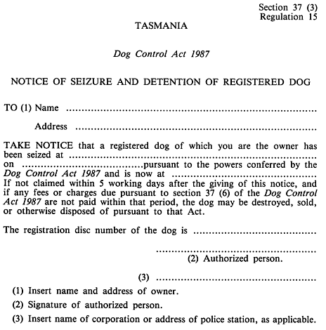 View - Tasmanian Legislation Online